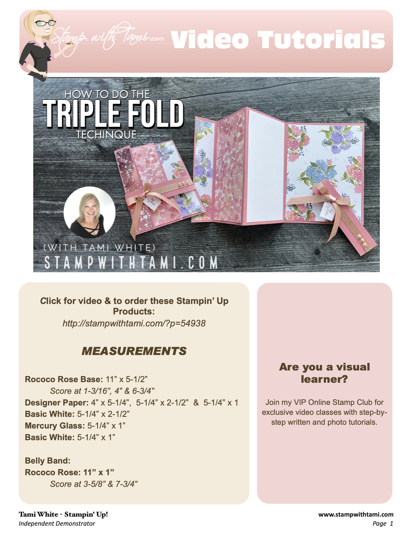 How To Make A Triple Fold Hydrangea Card | StampWithTami.com