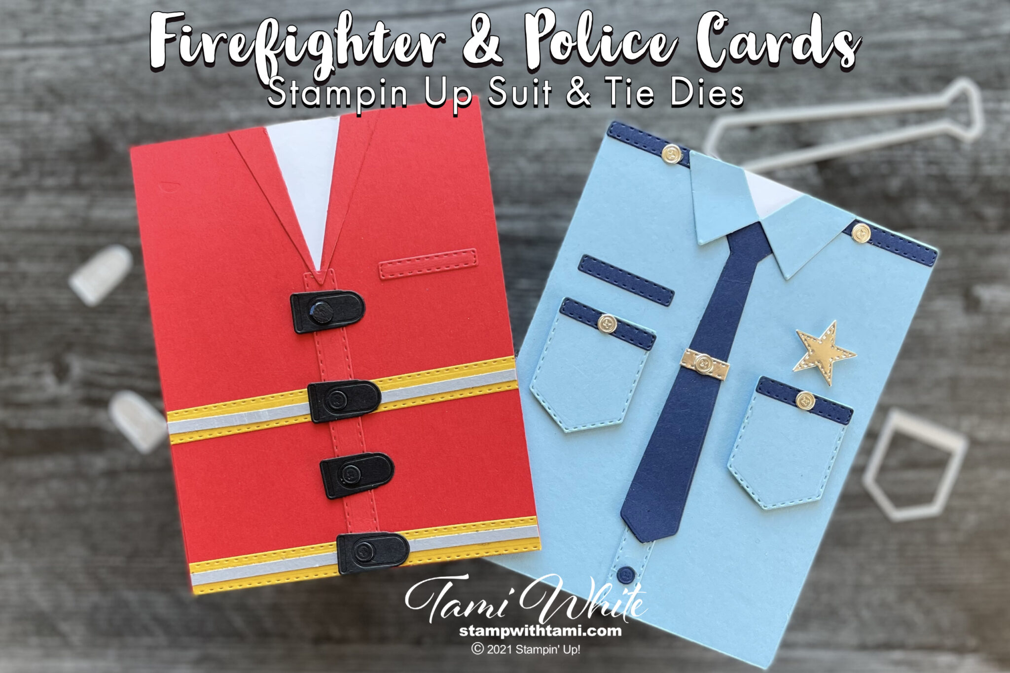 First Responder Hero Card | Stampin' Up! | StampWithTami.com
