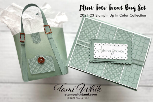 Shimmery Tote Gift Bag Tutorial | Stampin' Up! | StampWithTami.com