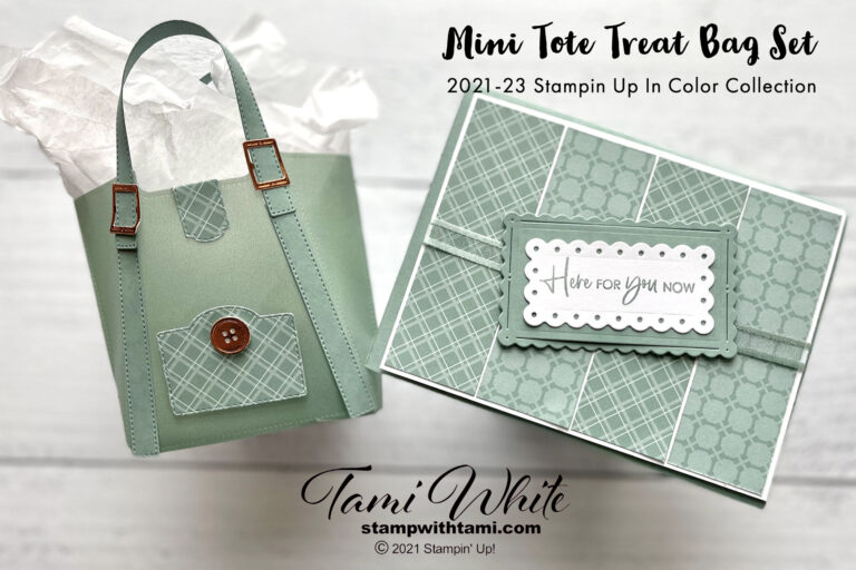 Shimmery Tote Gift Bag Tutorial | Stampin' Up! | StampWithTami.com