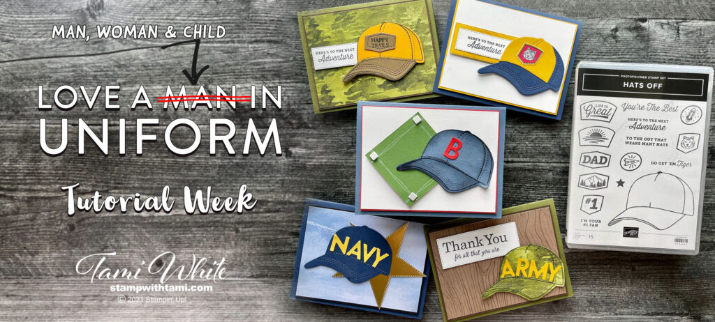 Baseball Hat Cards | Stampin' Up! | StampWithTami.com