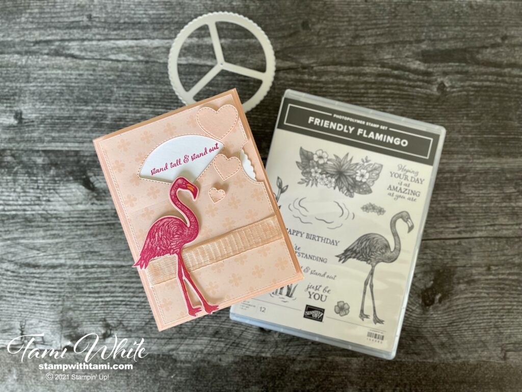Friendly Flamingo Spinner Card Tutorial | Stampin Up | StampWithTami
