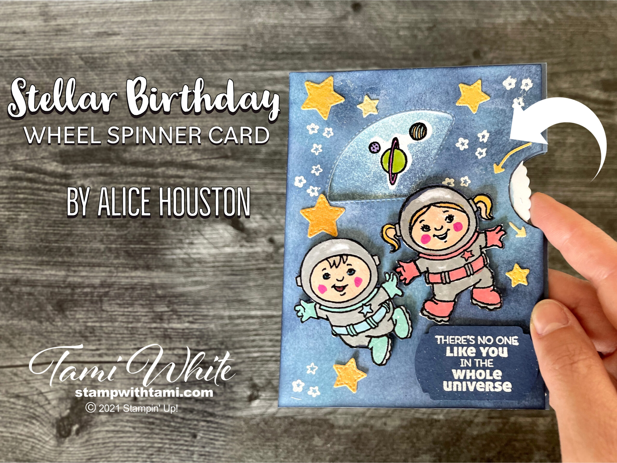 Give it a whirl Stellar Birthday Card Tutorial | Stampin' Up ...