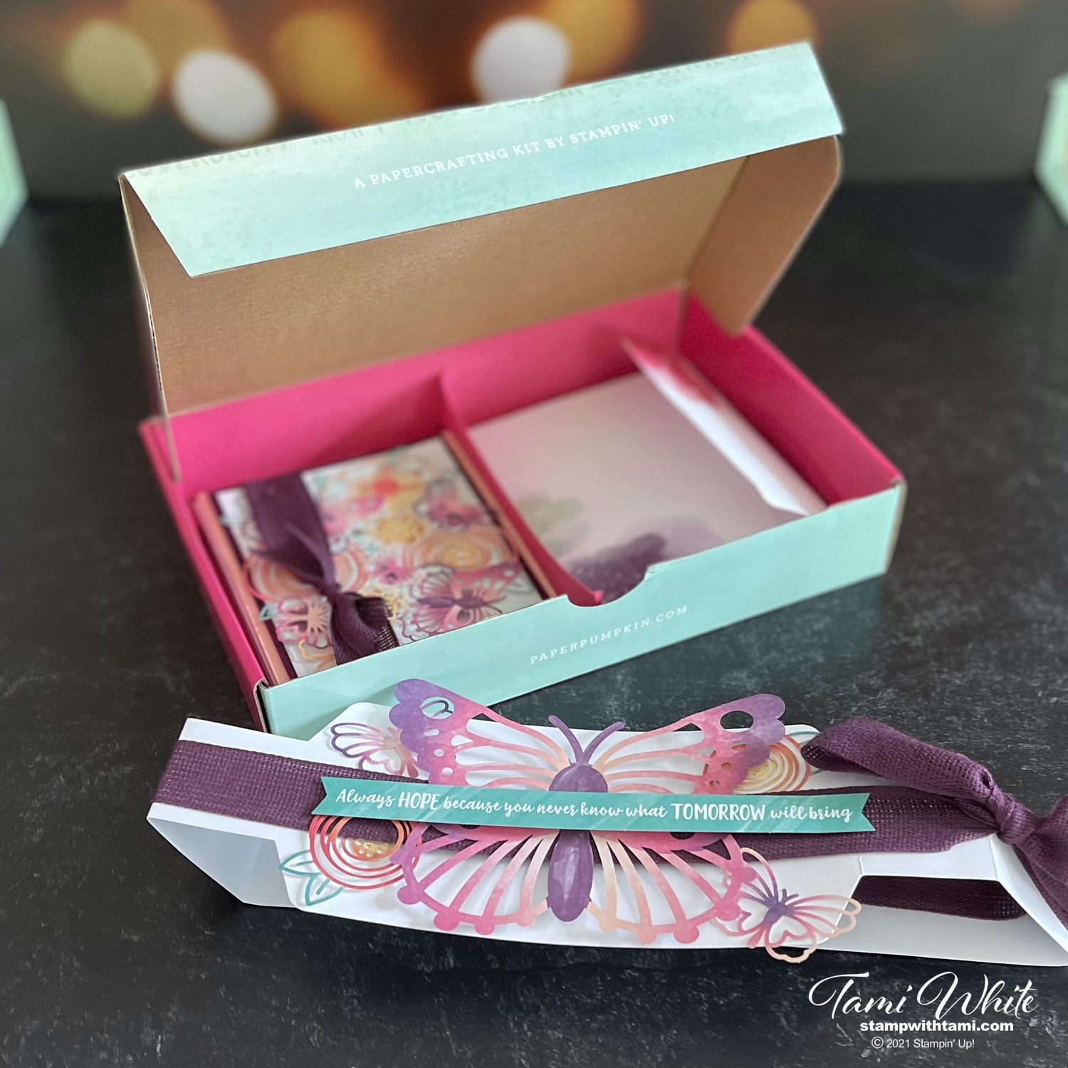 2021 August Paper Pumpkin Kit: Hope Box | Stampin Up | StampWithTami