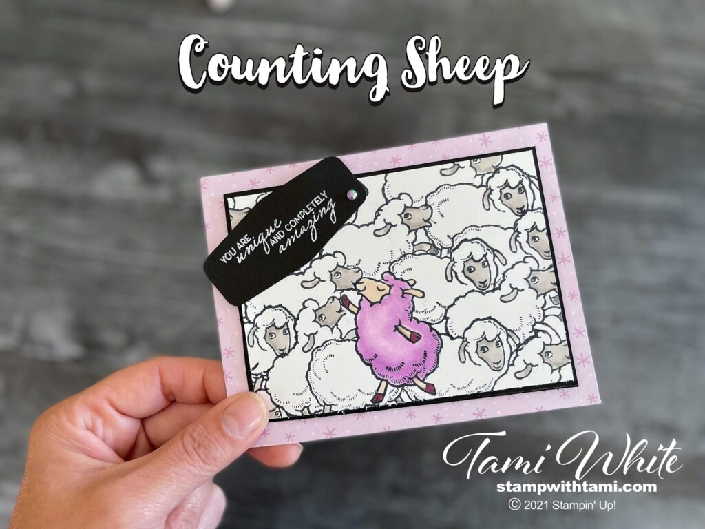 Unique Sheep Card Tutorial | Stampin Up | StampWithTami.com