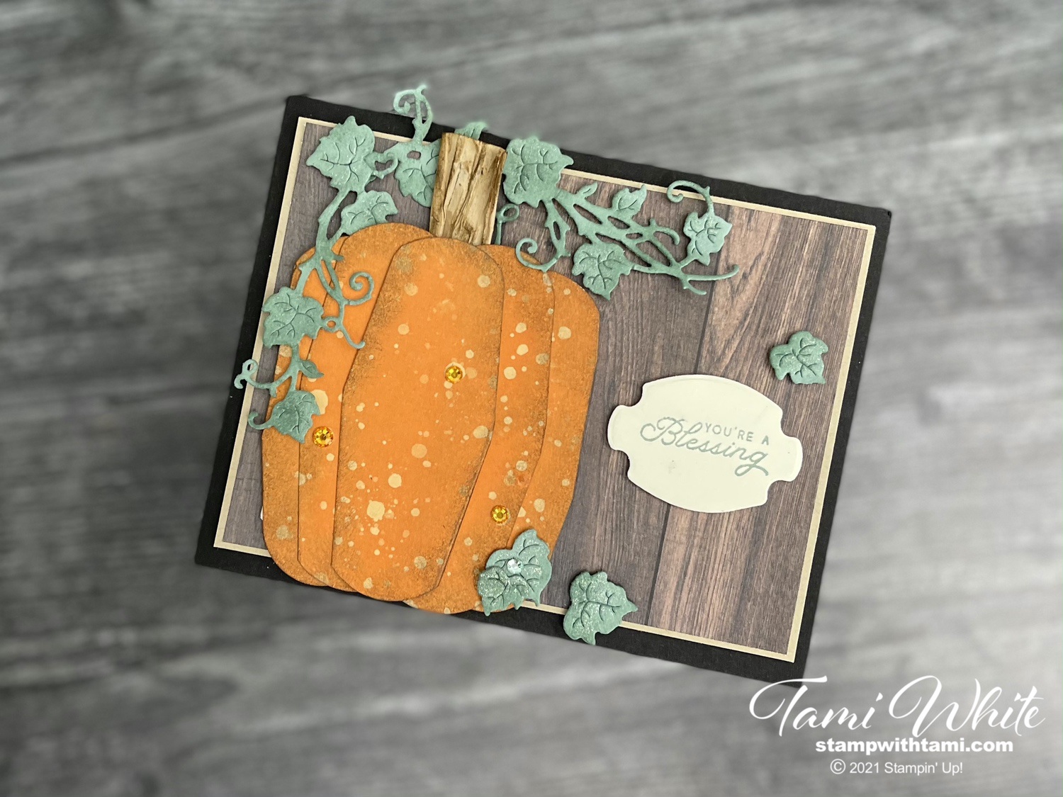 Pumpkin Patch Cards & PPX Blog Hop | Stampin Up | StampWithTami.com