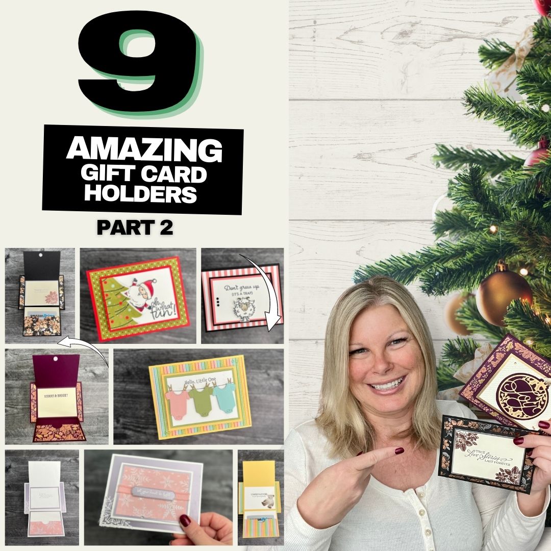 How to make Holiday Gift Card Holders - Stampin' Up! Demonstrator: Tami ...