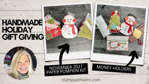 How to make Holiday Gift Card Holders | Stampin Up | StampWithTami