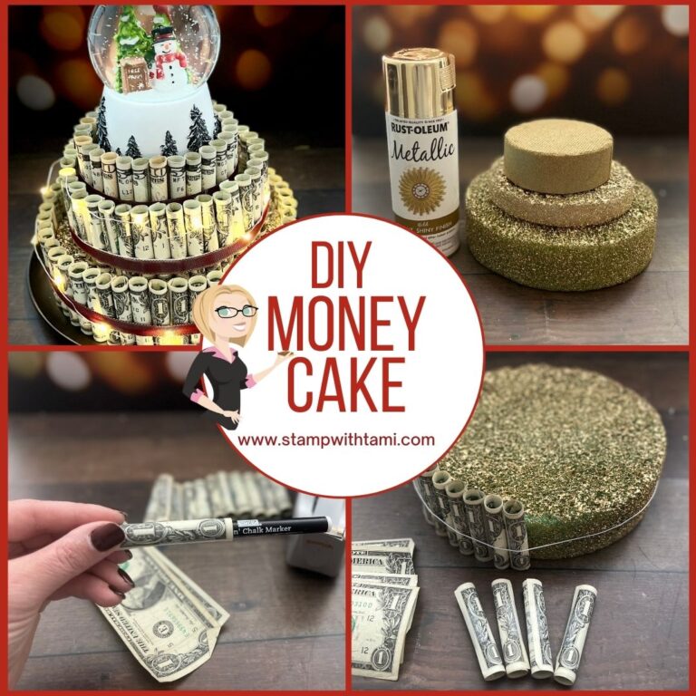 Make Giving Cash Fun With Money Cakes | StampWithTami.com