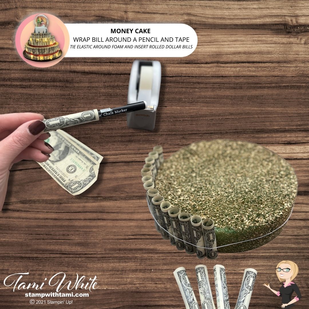 Make Giving Cash Fun With Money Cakes | StampWithTami.com