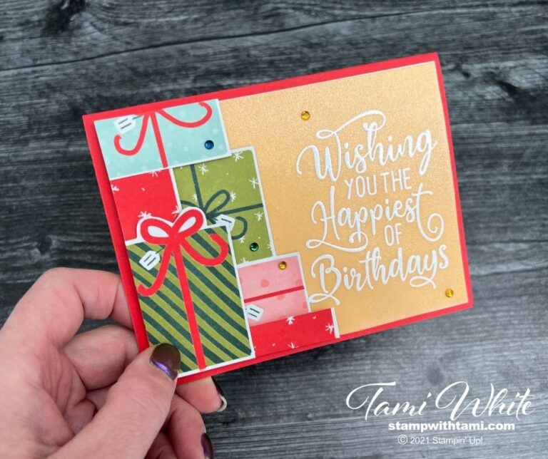 Shimmery Cards & PPX Blog Hop | Stampin Up | StampWithTami.com