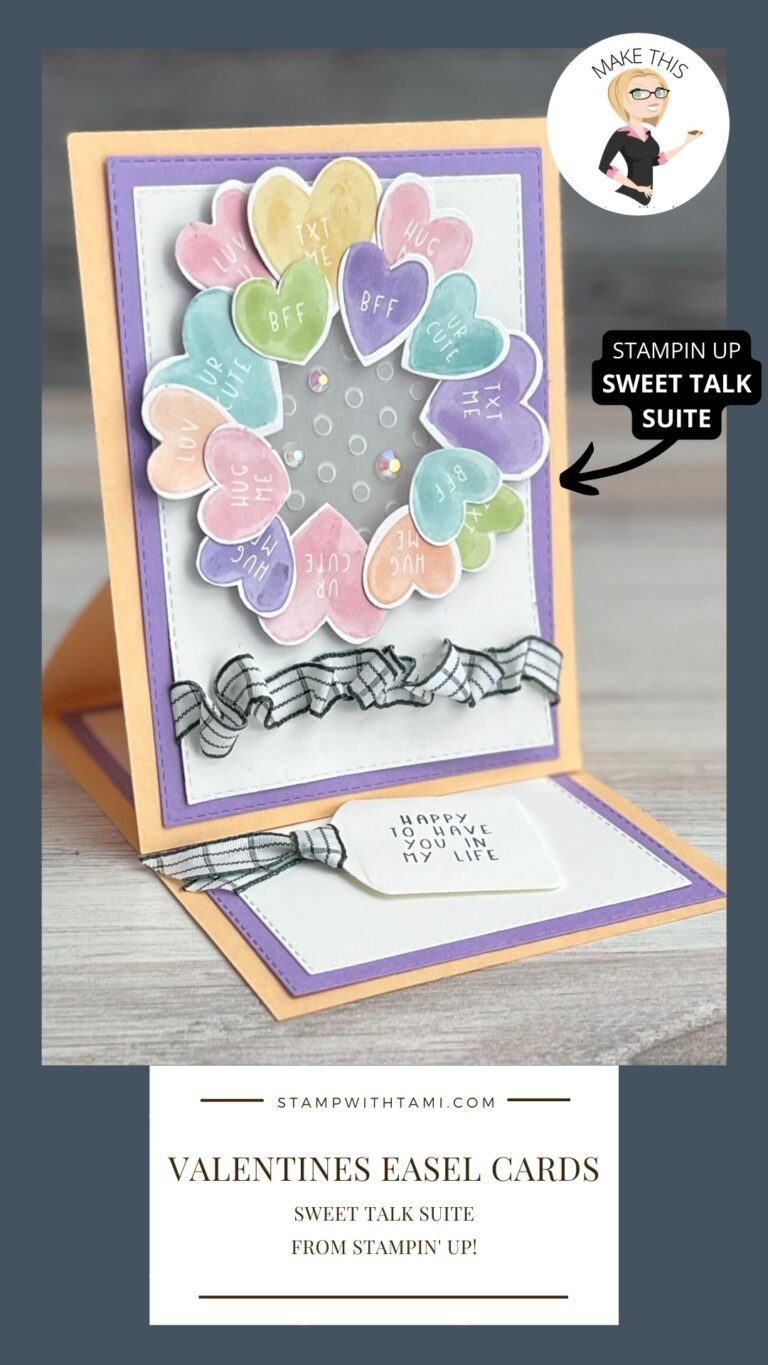 How To Make Easel Cards for Valentine's Day | StampWithTami.com
