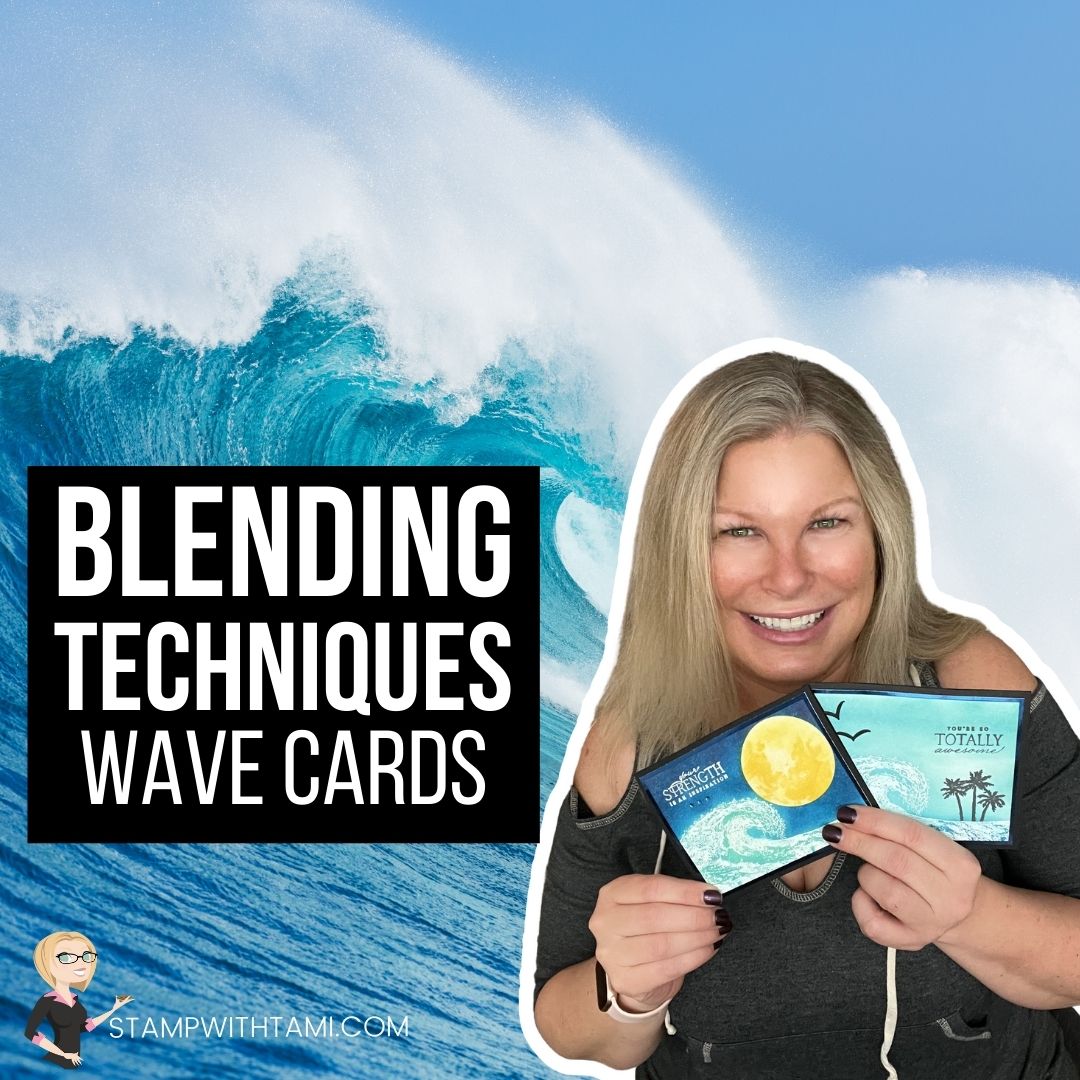 VIDEO: Moonrise Over the Ocean “wow” cards [Waves Series Cards 5 & 6 ...