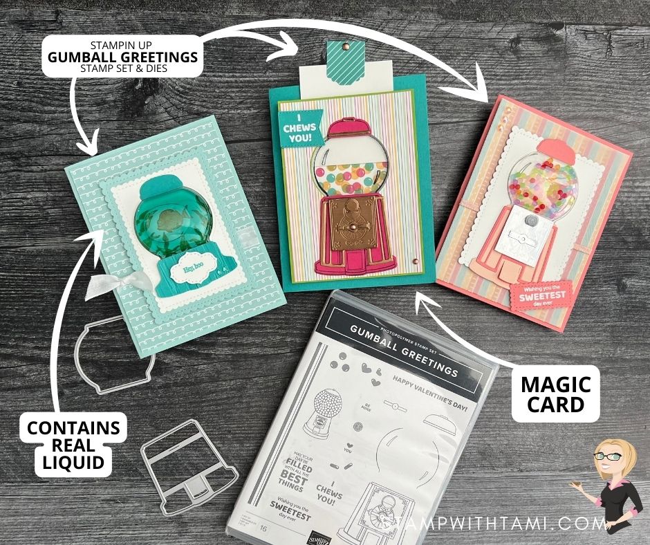 Gumball Greetings WOW Cards | Stampin Up | StampWithTami