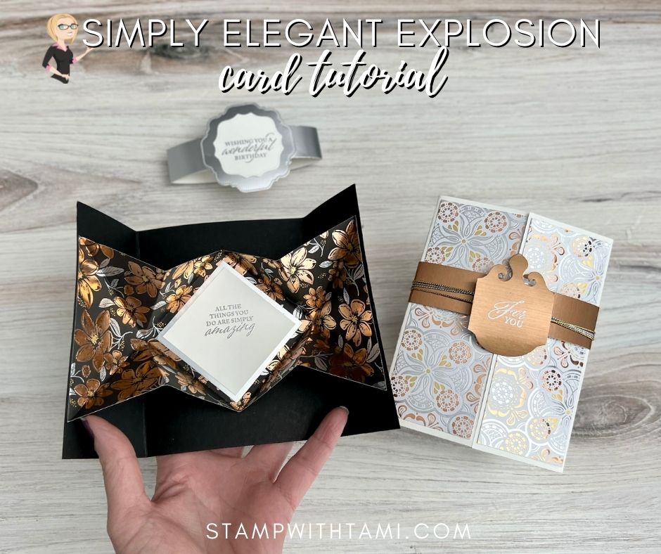 Stampin Up Simply Elegant Explosion Cards | StampWithTami.com