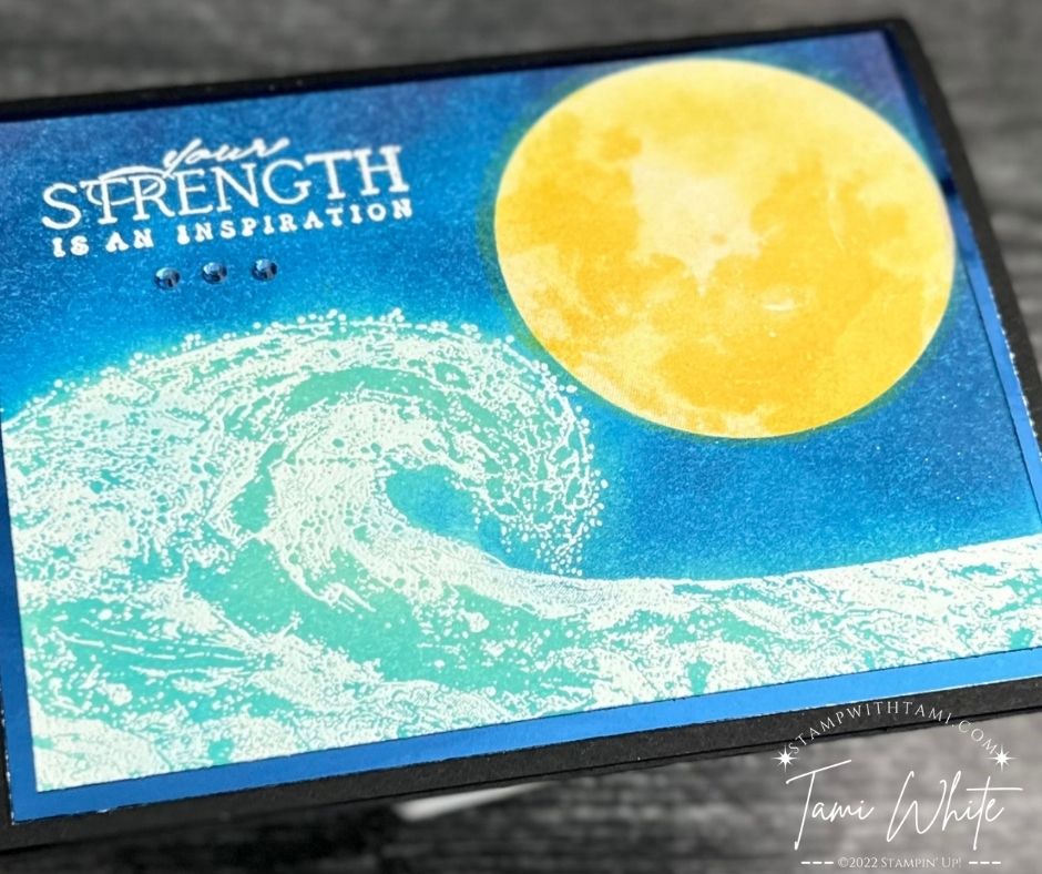Waves Blending Techniques | Stampin Up | StampWithTami.com