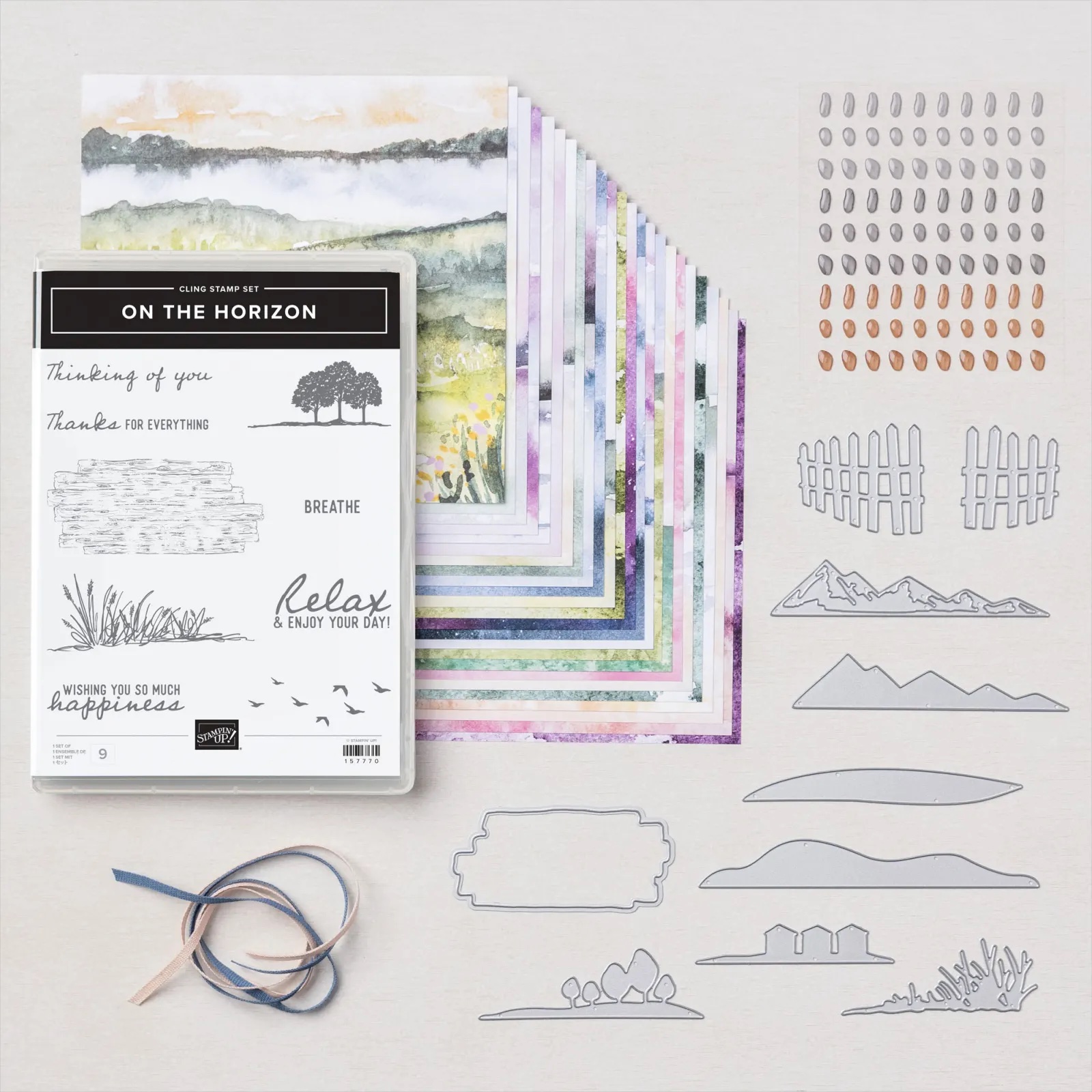 On The Horizon Arrow Fold Card | Stampin Up | StampWithTami.com