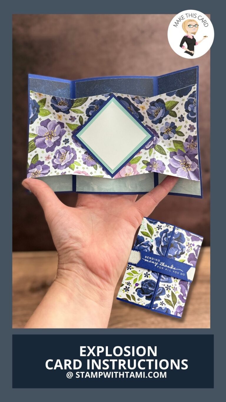 Explosion Cards [Hues of Happiness Series Cards 5 & 6] Stampin Up Fun ...