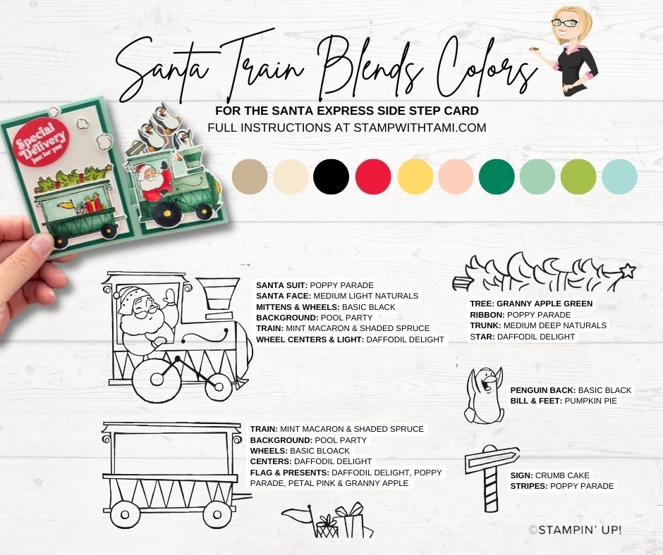 Santa's Delivery [Side Step Series Card 4] | Stampin Up Fun Fold Cards