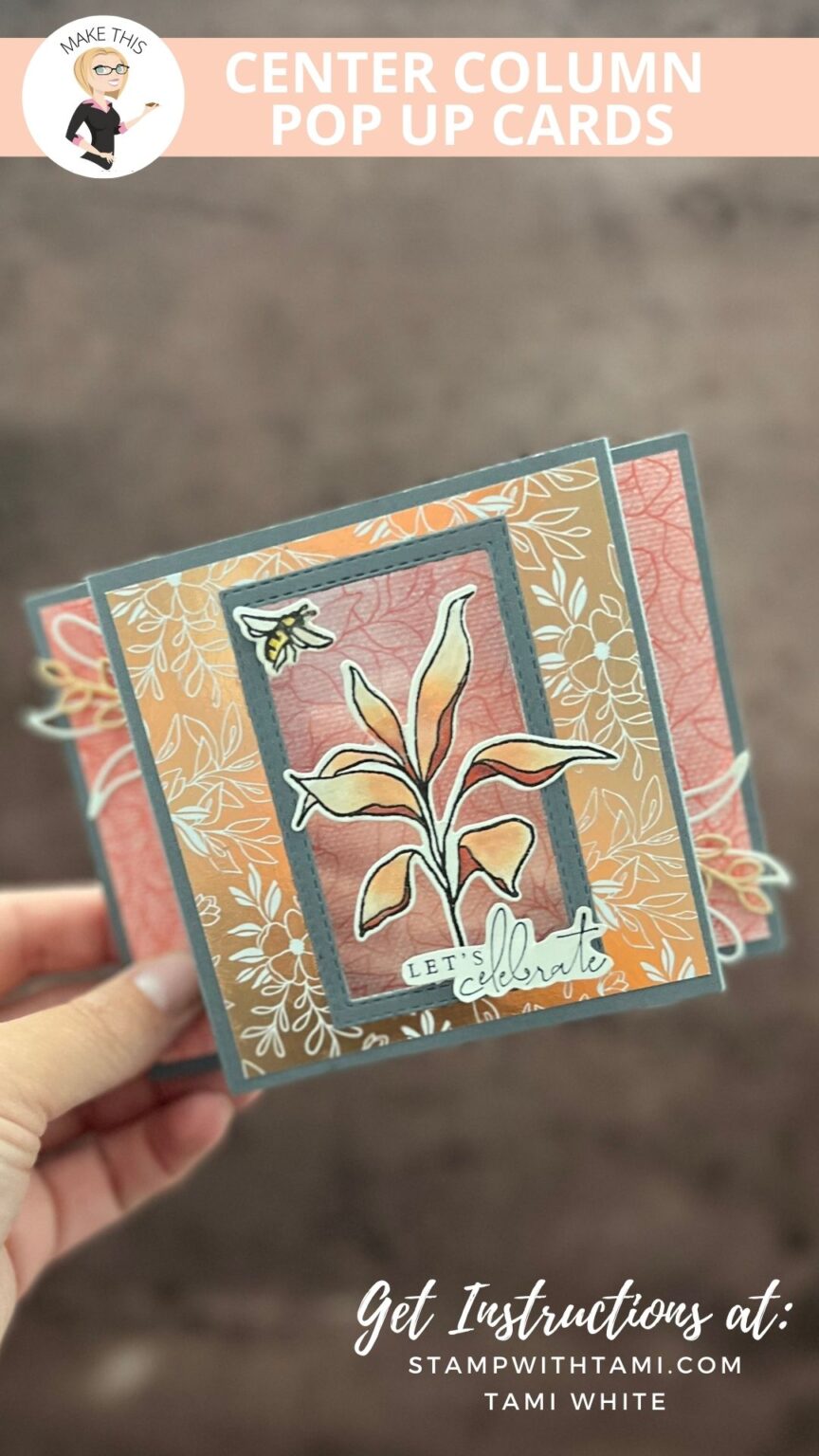 Splendid Day [Center Pop Up Series Cards 11-13] | Stampin Up Fun Fold Cards