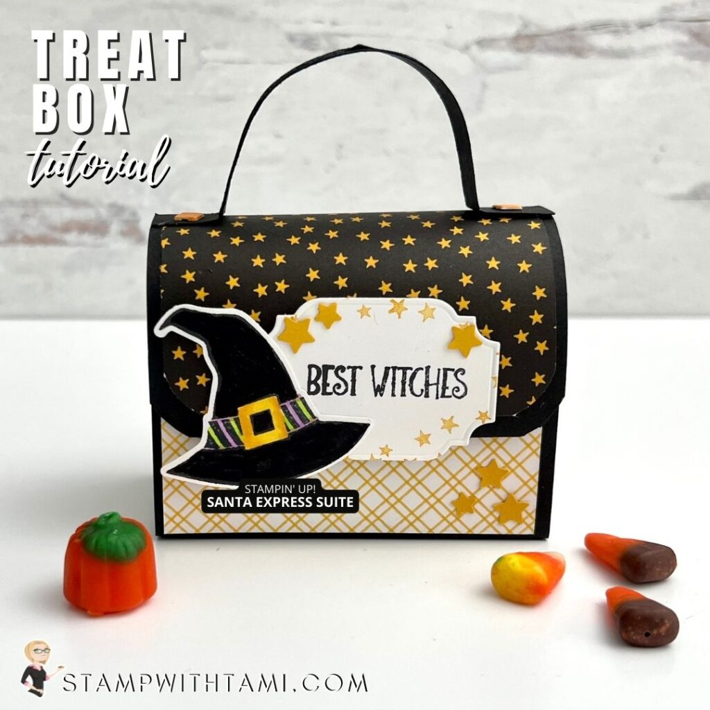 Bewitching Halloween [Treat Box Series #5] | Stampin Up Fun Fold Cards