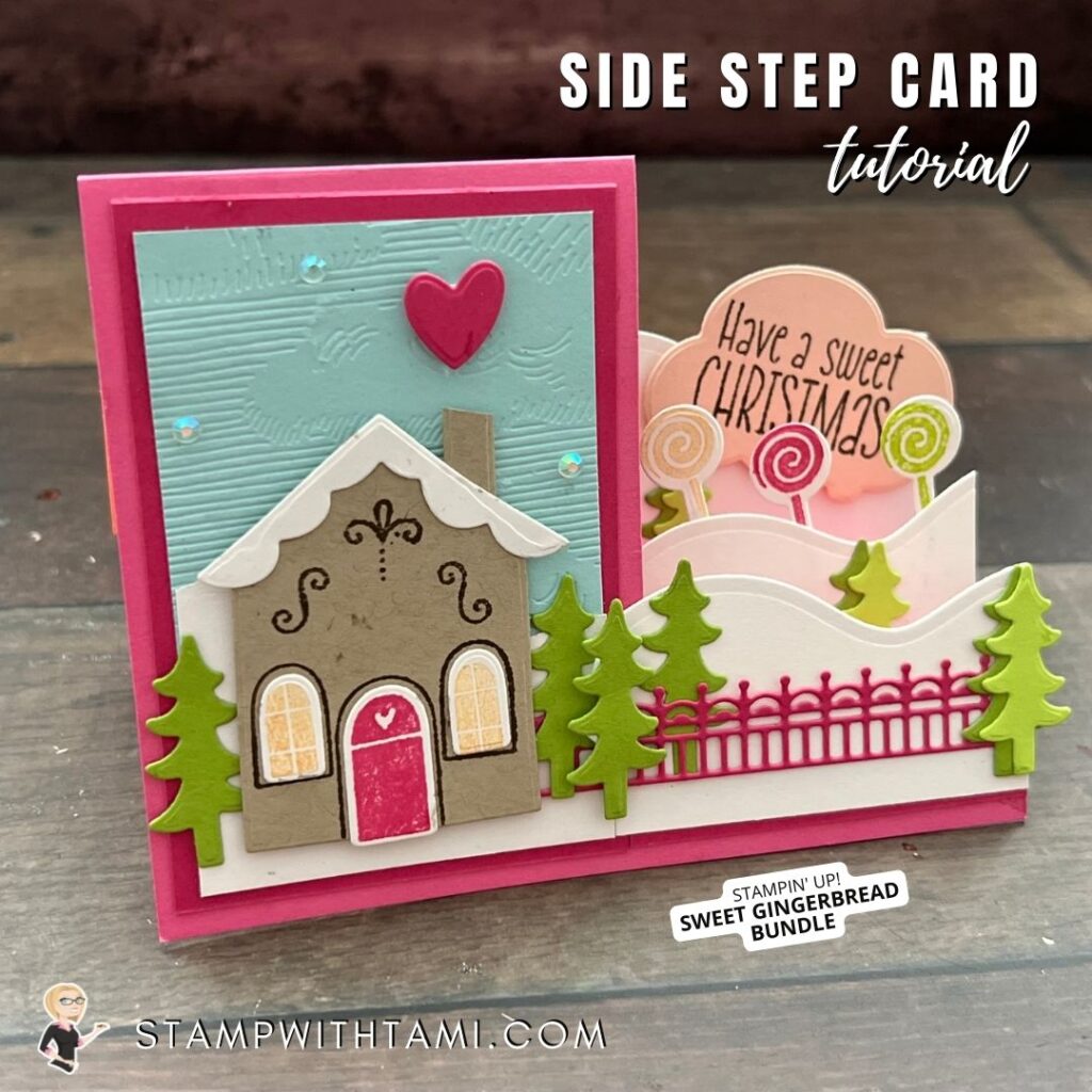 Sweet Gingerbread [Side Step Series Card 8] | Stampin Up Fun Fold Cards