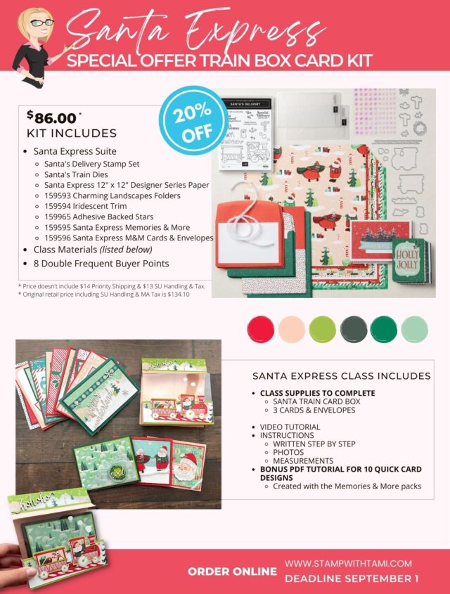 Stampin Up Santa Express Train Box Kit - Special Offer ends August 31 ...