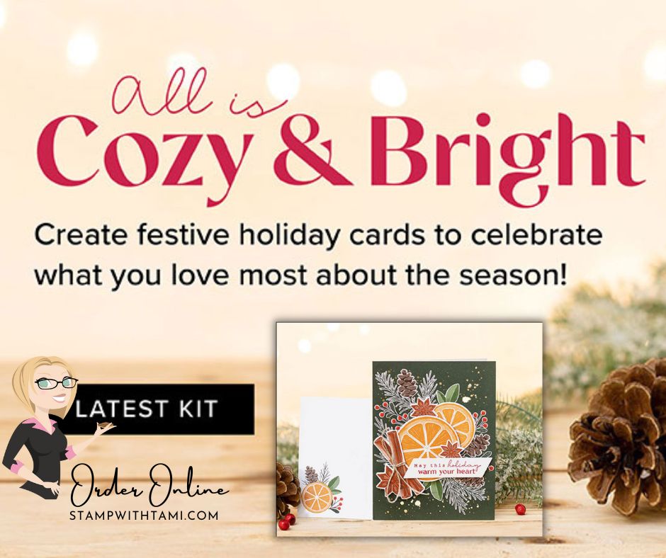 All is Cozy & Bright Card Kit | Stampin' Up | StampWithTami.com