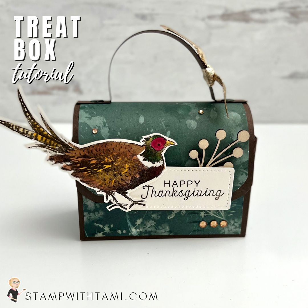 Painted Pheasant Thanksgiving [Treat Box Series #11] | Stampin Up Fun ...