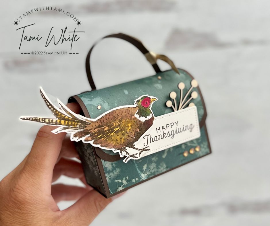 Painted Pheasant Thanksgiving [Treat Box Series #11] | Stampin Up Fun ...