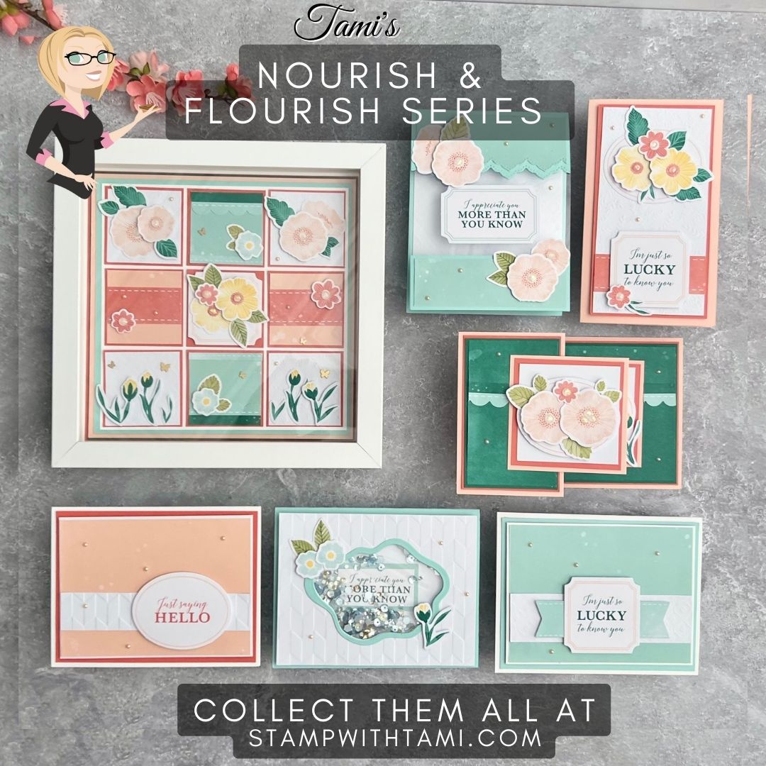 Floating Card [Nourish & Flourish Series #5] | Stampin Up Fun Fold Cards
