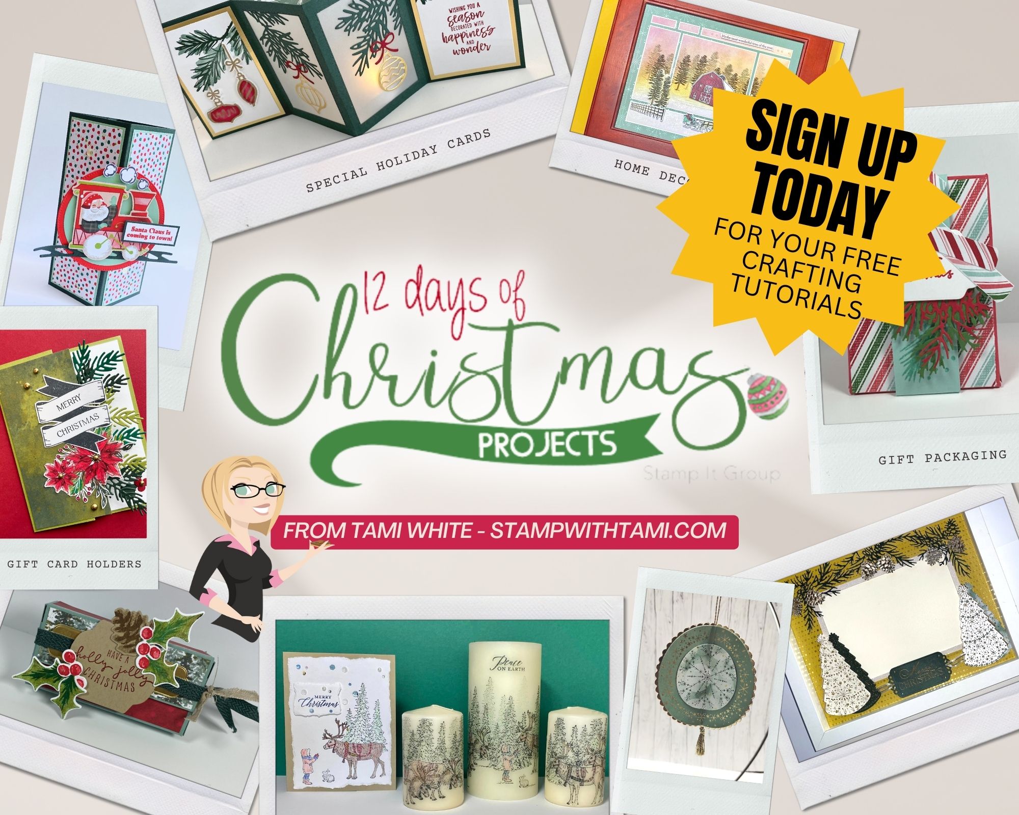 Sign Up for 12 Days of Christmas Crafting Tutorials Free - Holiday ...