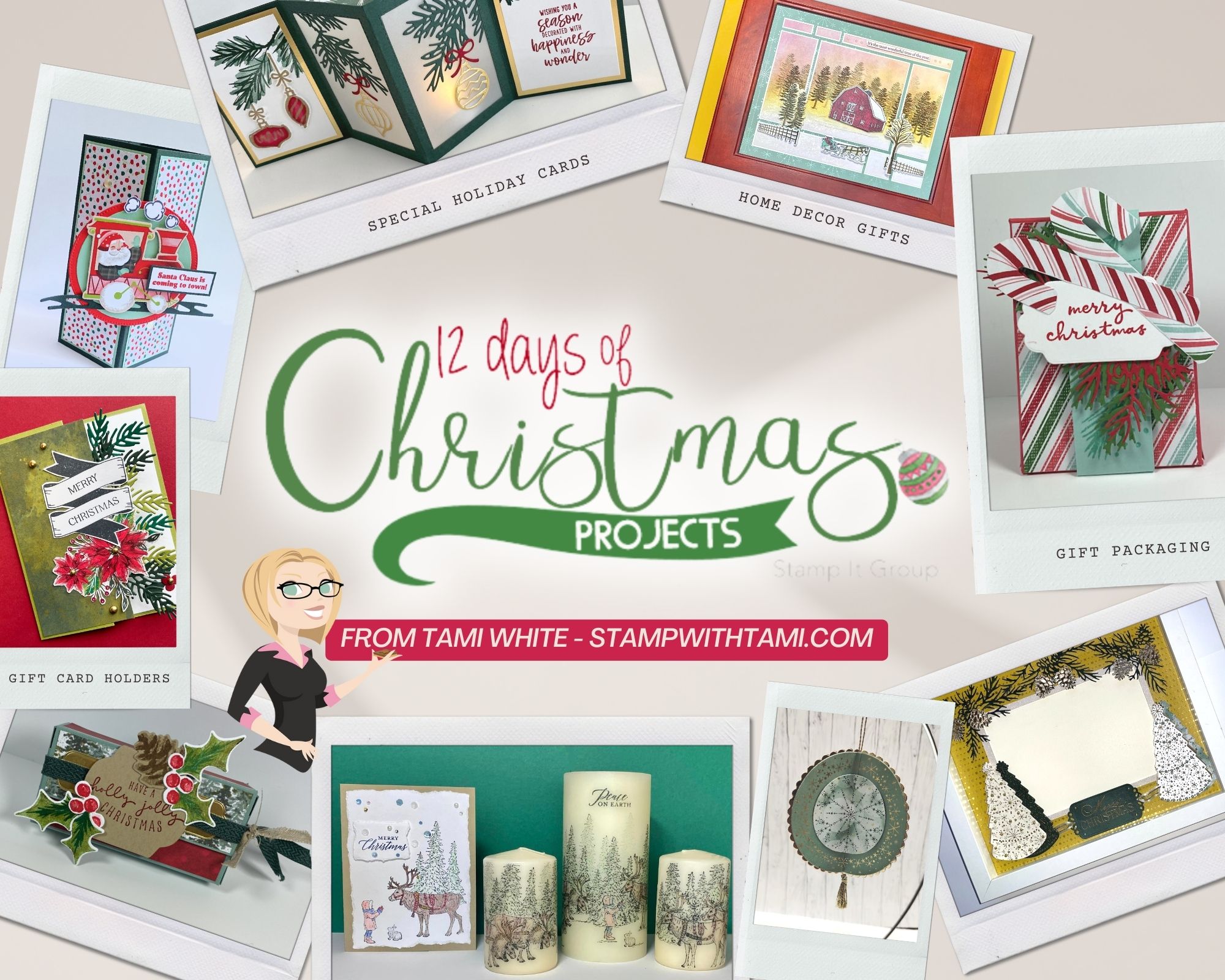 12 Days of Christmas Project Tutorials | Stampin' Up! | StampWithTami