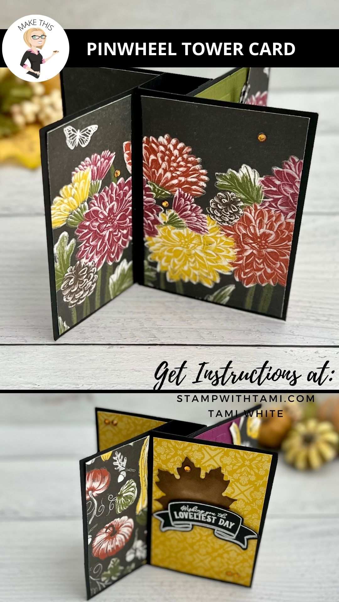 Rustic Harvest [Pinwheel Tower Series #3] | Stampin Up Fun Fold Cards