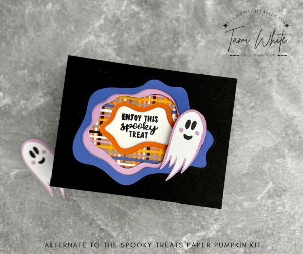 Spooky Treats Halloween Cards & Treat Box Set| Stampin Up Fun Fold Cards