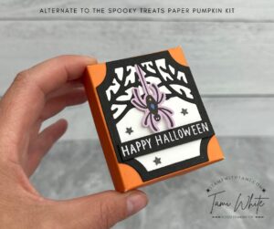 Spooky Treats Halloween Cards & Treat Box Set| Stampin Up Fun Fold Cards