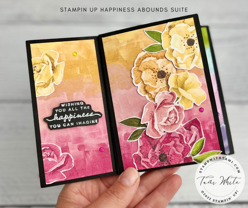 Happiness Abounds [Pinwheel Tower Series #7] | Stampin Up Fun Fold Cards