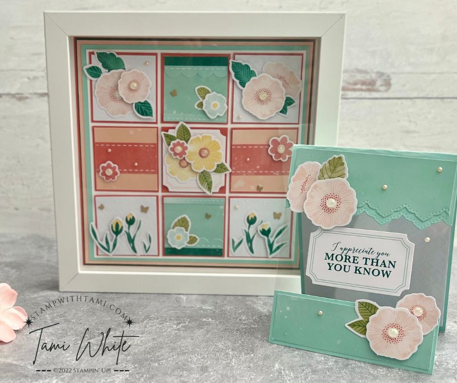 Floating Card [Nourish & Flourish Series #5] | Stampin Up Fun Fold Cards