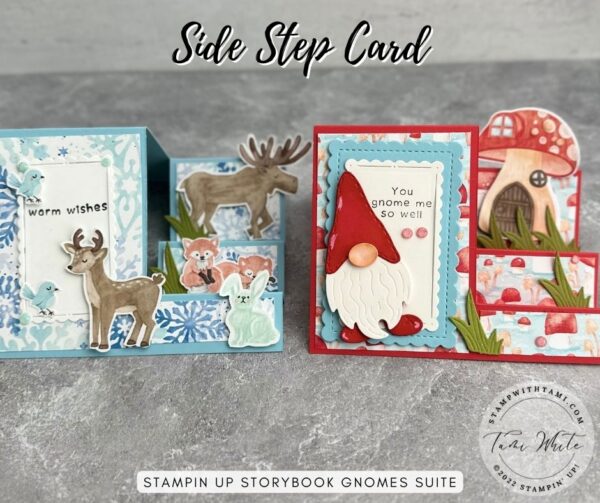 Storybook Gnomes [Side Step Series] | Stampin Up Fun Fold Cards