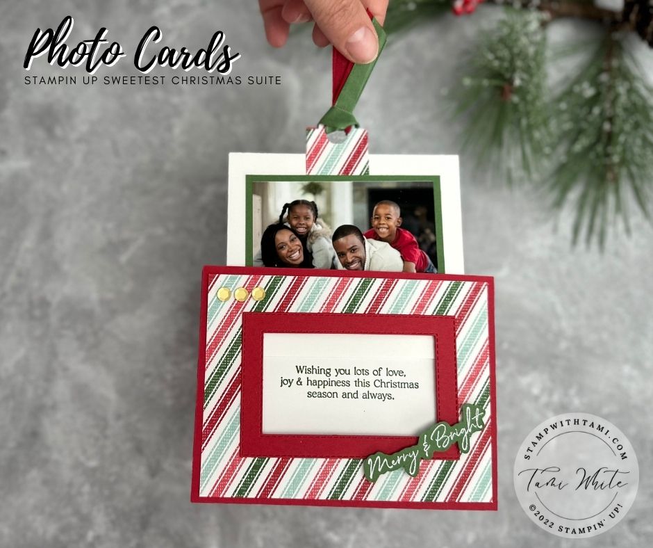 24 Easy DIY Holiday Photo Cards | Stampin Up | StampWithTami.com
