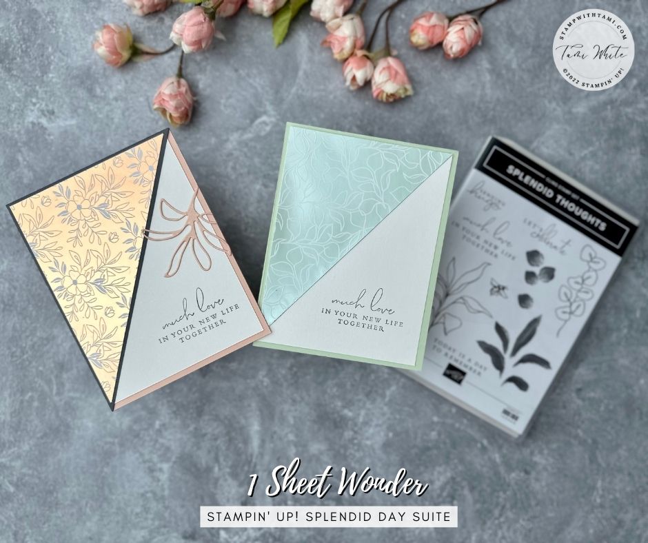 BLOG HOP & VIDEO: 1 SHEET WONDERS [SERIES PART 1] | Stampin Up ...