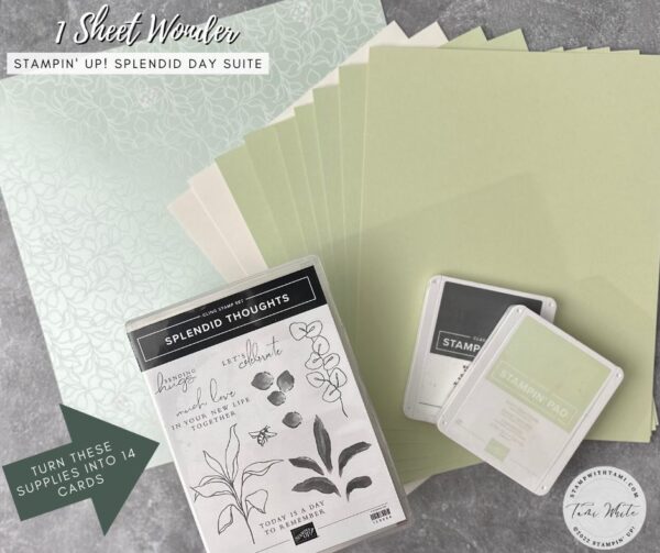BLOG HOP & VIDEO: 1 SHEET WONDERS [SERIES PART 1] | Stampin Up ...