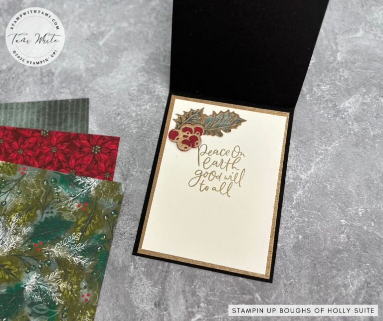Boughs of Holly Photo Card Set [Photo Card Series #22-24] | Stampin Up Fun Fold Cards