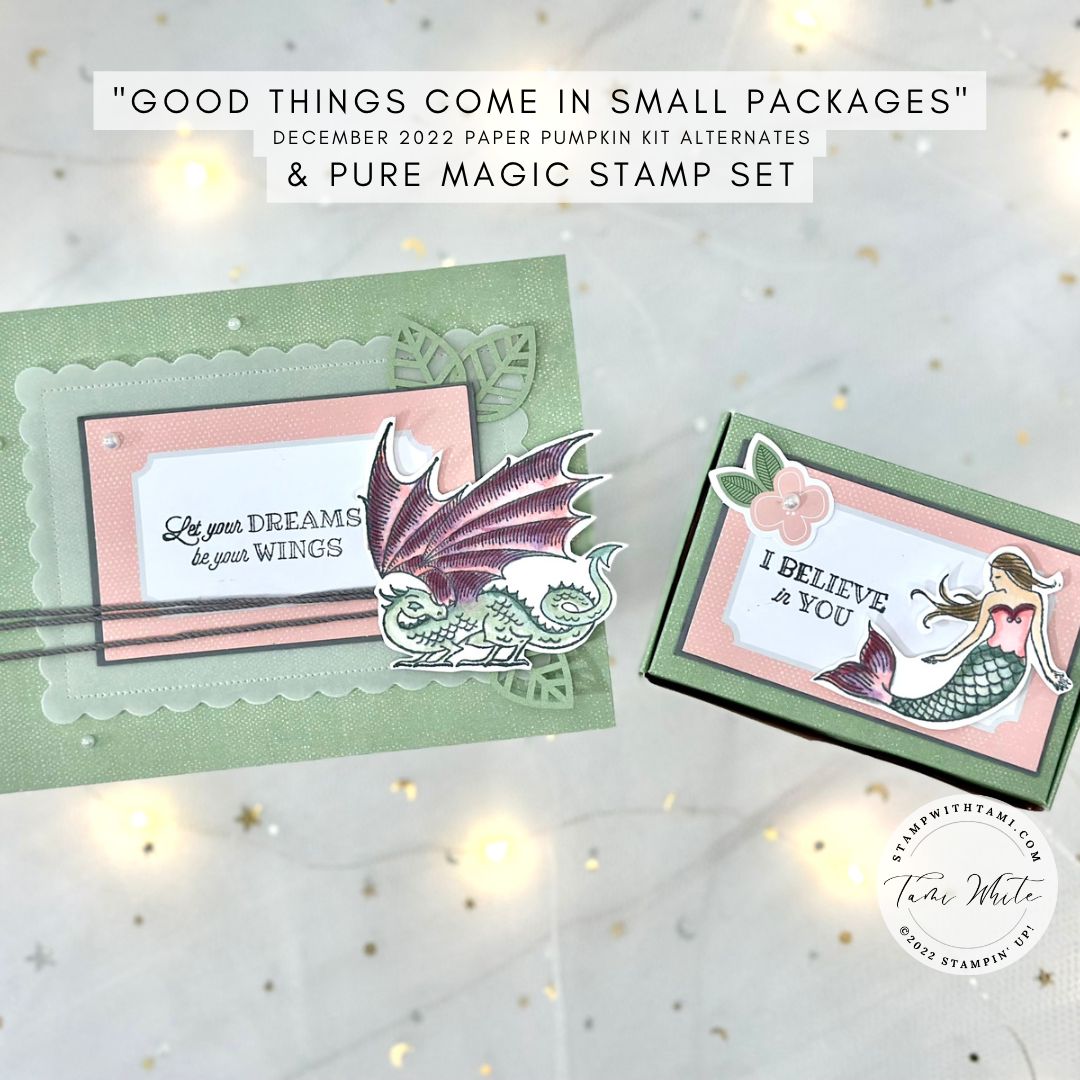 Stampin Up | December 2022 Paper Pumpkin Alternates with Pure Magic