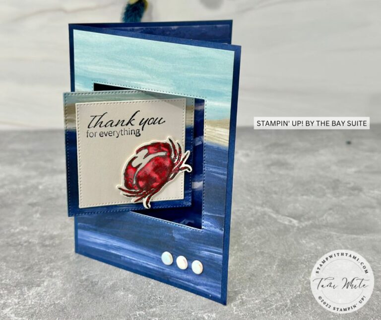 Seaside Bay [Pop Out Swing Series #7] | Stampin Up Party