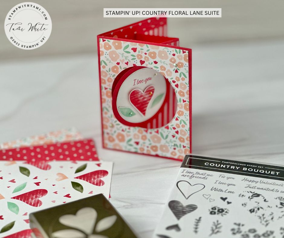 Country Floral Lane [Pop Out Swing Series #9] | Stampin Up Party