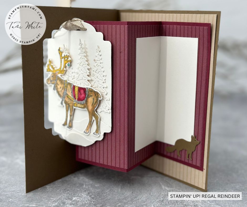Regal Reindeer [Pop Out Swing Series #8] | Stampin Up Party