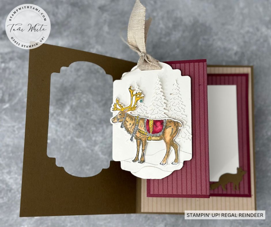Regal Reindeer [Pop Out Swing Series #8] | Stampin Up Party