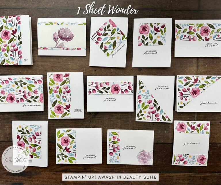 Santa Express [1 Sheet Wonder Series #4] | Stampin Up Party