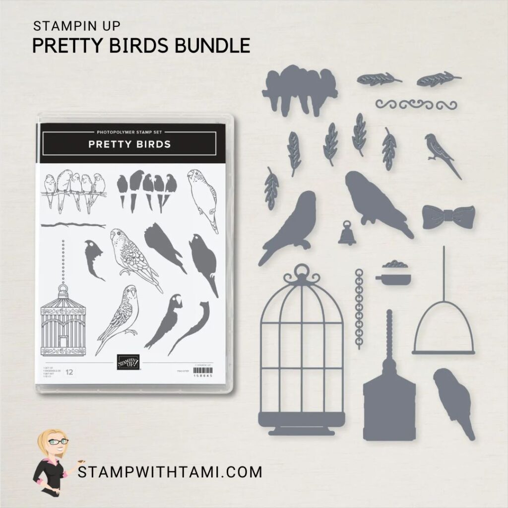 Pretty Birds [Theater Card Series #6] | Stampin Up